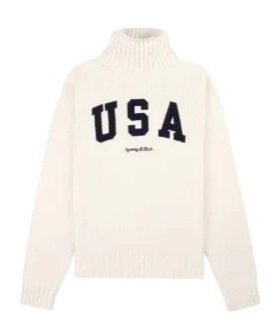 SPORTY  RICH Sporty & Rich Roll-neck Sweater - No