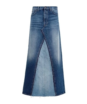 MAISON MARGIELA Dark Wash Denim Skirt - Blue
