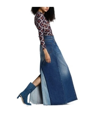 MAISON MARGIELA Dark Wash Denim Skirt
