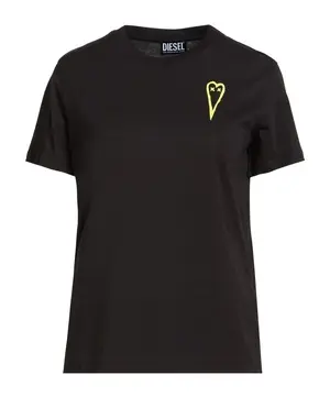 DIESEL® Solid Color T-shirts - Black
