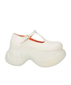 Marni Solid Color Loafers - White