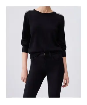 Liu Jo Embellished Crew Neck Pullover