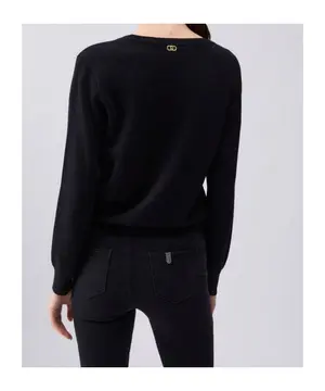 Liu Jo Embellished Crew Neck Pullover