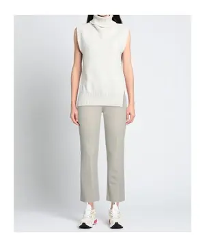 Max Mara Solid Twill Stretch Trousers