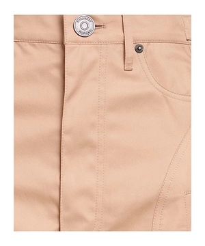 Burberry Solid Color Flared Skirt
