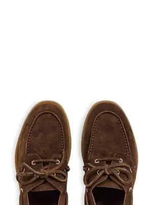 Etro Suede Boat Shoes
