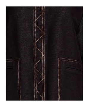 Max Mara Gabardine Long-sleeve Jacket