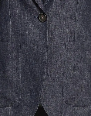 Brunello Cucinelli Single-breasted Denim Blazer