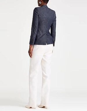 Brunello Cucinelli Single-breasted Denim Blazer