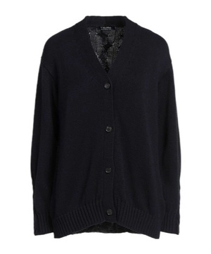 Max Mara Solid-color Knitted Cardigan - Blue