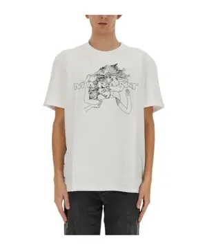 Isabel Marant Étoile Graphic-print T-shirt - White