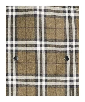Burberry Plaid Apron Mini Skirt