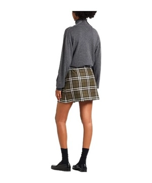Burberry Plaid Apron Mini Skirt