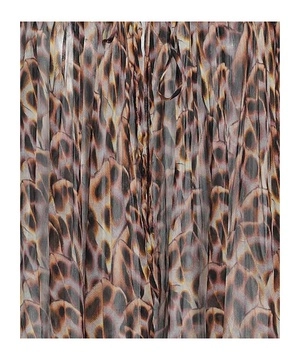 Isabel Marant Étoile Leopard Print Off-shoulder Chiffon Top