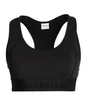 Balenciaga Sleeveless Crewneck Sports Top - Black