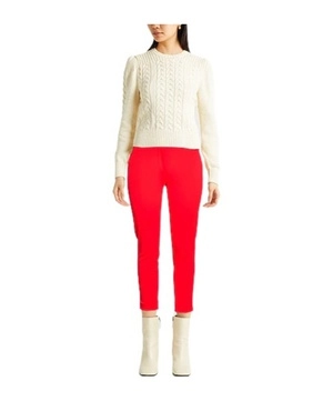 Max Mara Fitted Stretch Cropped Trousers