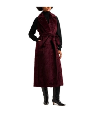 Max Mara Sleeveless Wool Coat