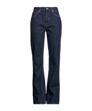 Burberry Dark Wash Flare Jeans - Blue