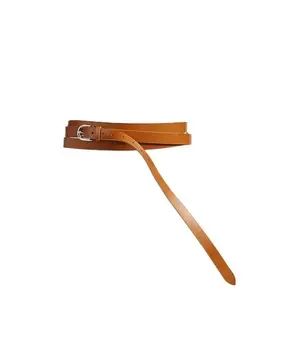 Isabel Marant Étoile Solid Color Buckle Belt - Light Tan