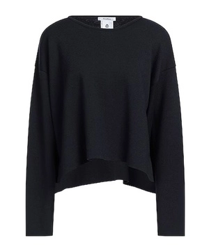 Max Mara Minimal Wool Knit Sweater - Black