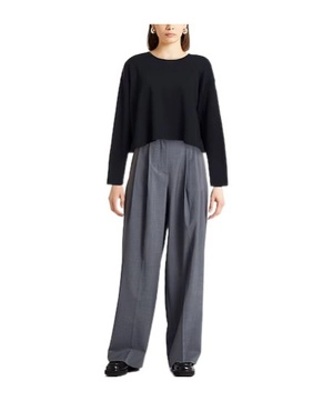 Max Mara Minimal Wool Knit Sweater