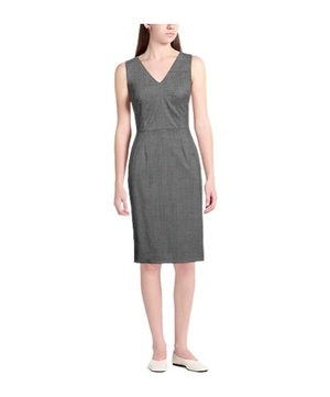 Dolce & Gabbana Prince Of Wales Check Sleeveless V-neck Dress
