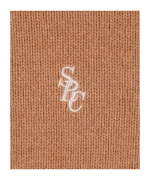 SPORTY  RICH Sporty & Rich Turtleneck Logo-embroidered Sweater