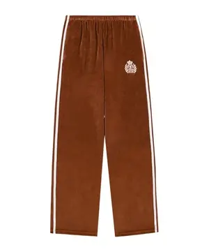 SPORTY  RICH Logo-embroidery Stripe Tack Pants - No