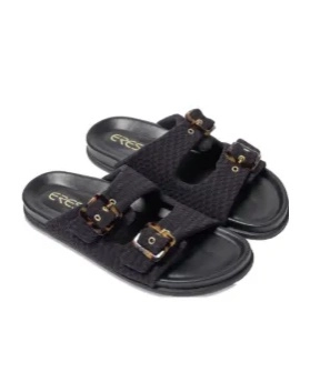 ERES Izia Buckle Slides - Black