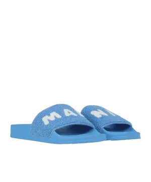 Marni Printed Terrycloth Slides