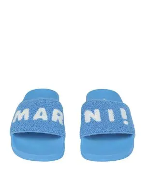 Marni Printed Terrycloth Slides