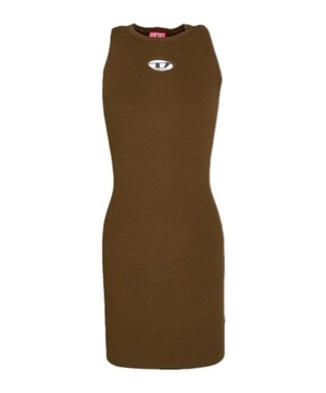 DIESEL® Sleeveless Fitted Dress - Green