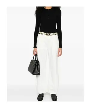 NILI LOTAN Button-fastening Polo Top