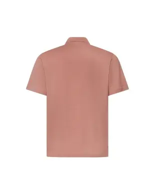 Eleventy Button Polo Shirt - Pink