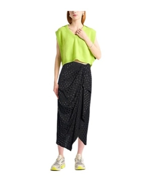 Isabel Marant Étoile Polka Dot Ruched Skirt