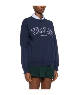 SPORTY  RICH Sporty & Rich "yale" Logo Sweatshirt