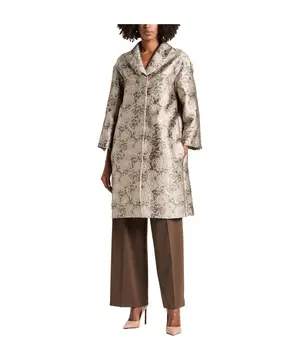 Max Mara Floral Long Coat