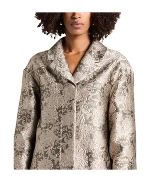 Max Mara Floral Long Coat