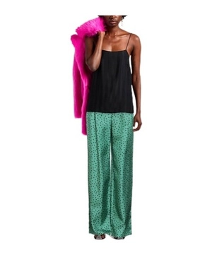 Max Mara Polka Dot Wide-leg Trousers