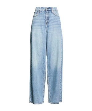 Rag & Bone Light Wash Wide-leg Jeans