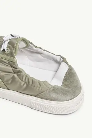 Moncler Vera Leisure Padded Sneakers - Sage Green