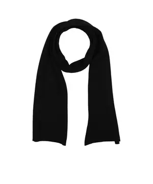 Max Mara Solid-color Wool Scarf - Black