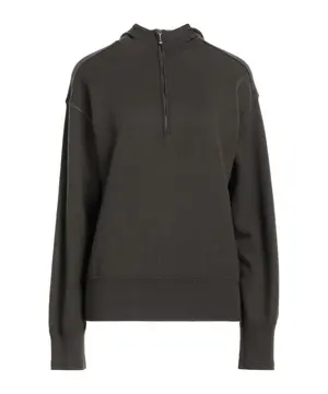 Burberry Solid-color Hooded Knit Jacket - Brown