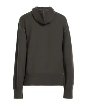 Burberry Solid-color Hooded Knit Jacket
