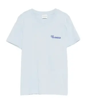Closed Logo-print T-shirt - Blue