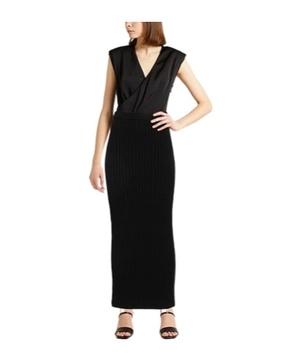 Max Mara Ribbed Knit Pencil Skirt