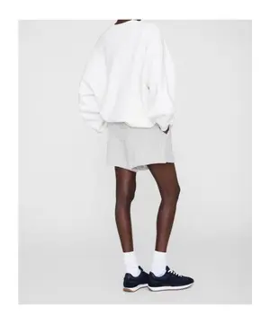 ANINE BING Logo Shorts - White