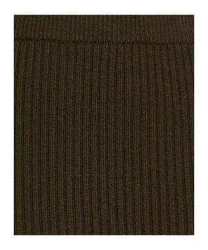 Max Mara Solid Knit Pencil Skirt