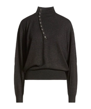 Isabel Marant Étoile Long-sleeved High-neck Shirt - Black