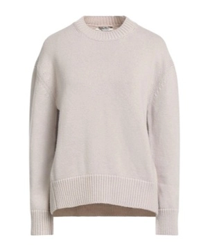 Max Mara Solid-color Knitted Sweater - Beige
